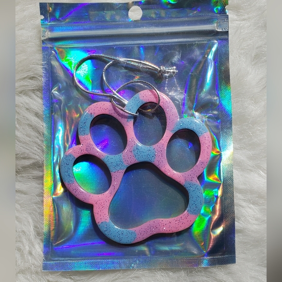 Handmade by me | Accents | Handmade Pastels Paw Print Decor | Poshmark